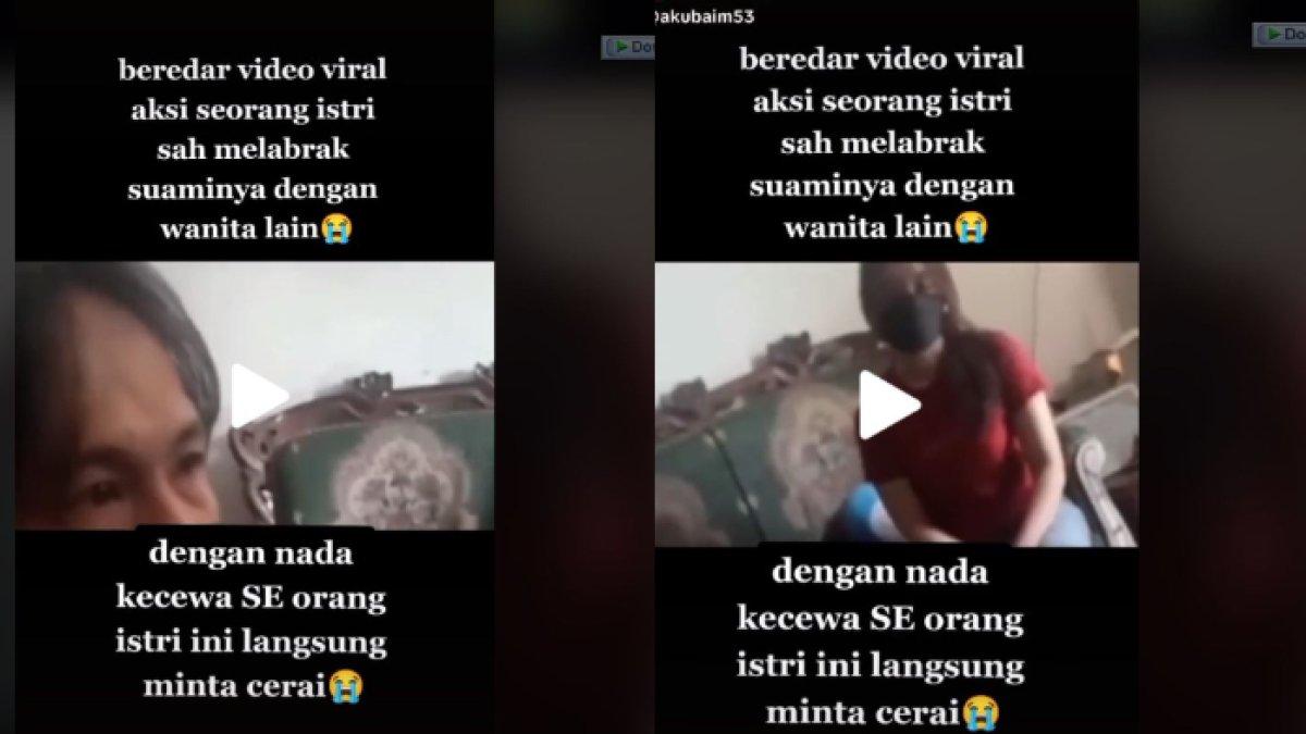 'Nikah Aja Aku Ikhlas' Istri Santai Pergoki Suami Selingkuh, Labrak Selingkuhan dengan Cara ...