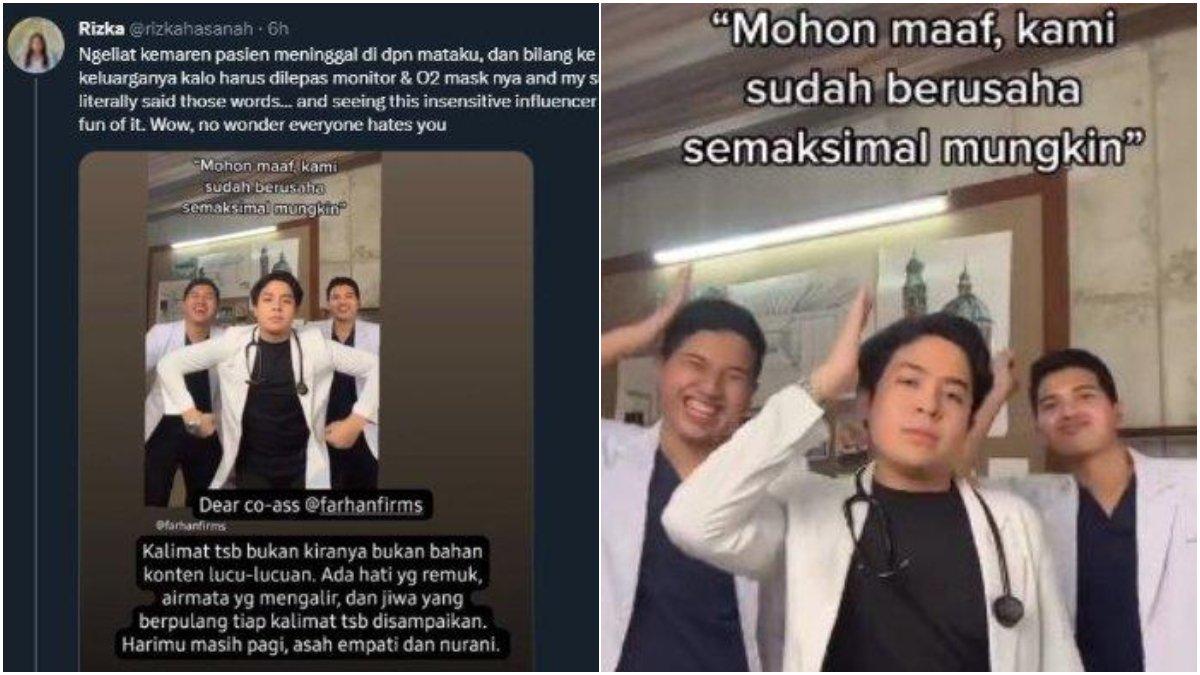 VIRAL Jerome Polin Terseret Kontroversi Konten Sensitif Lagi dengan Dokter Kembar: Sudah Dihapus ...