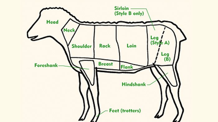 Bagian-bagian dari Daging Kambing Inilah yang Layak dan Sehat Untuk ...
