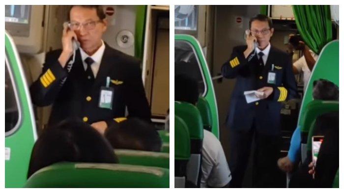 VIRAL Video Kapten Pilot Hanafi Herlim Menangis saat Ucap Perpisahan ...