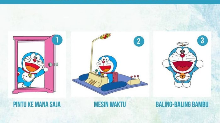 Pilih Satu Alat Doraemon Favorit dan Ungkap Kepribadianmu, Simak ...