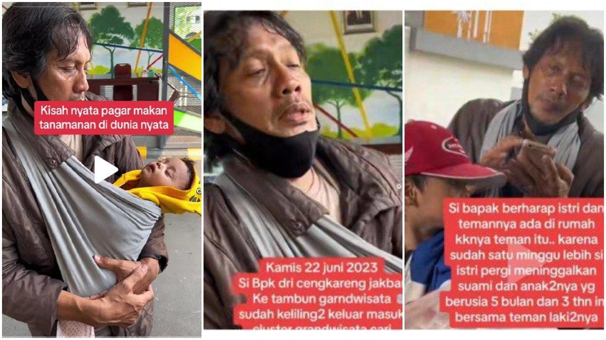 PILU Suami Gendong Bayi di Tambun Mencari Istri yang Selingkuh dengan Teman: Seminggu Tak Pulang ...