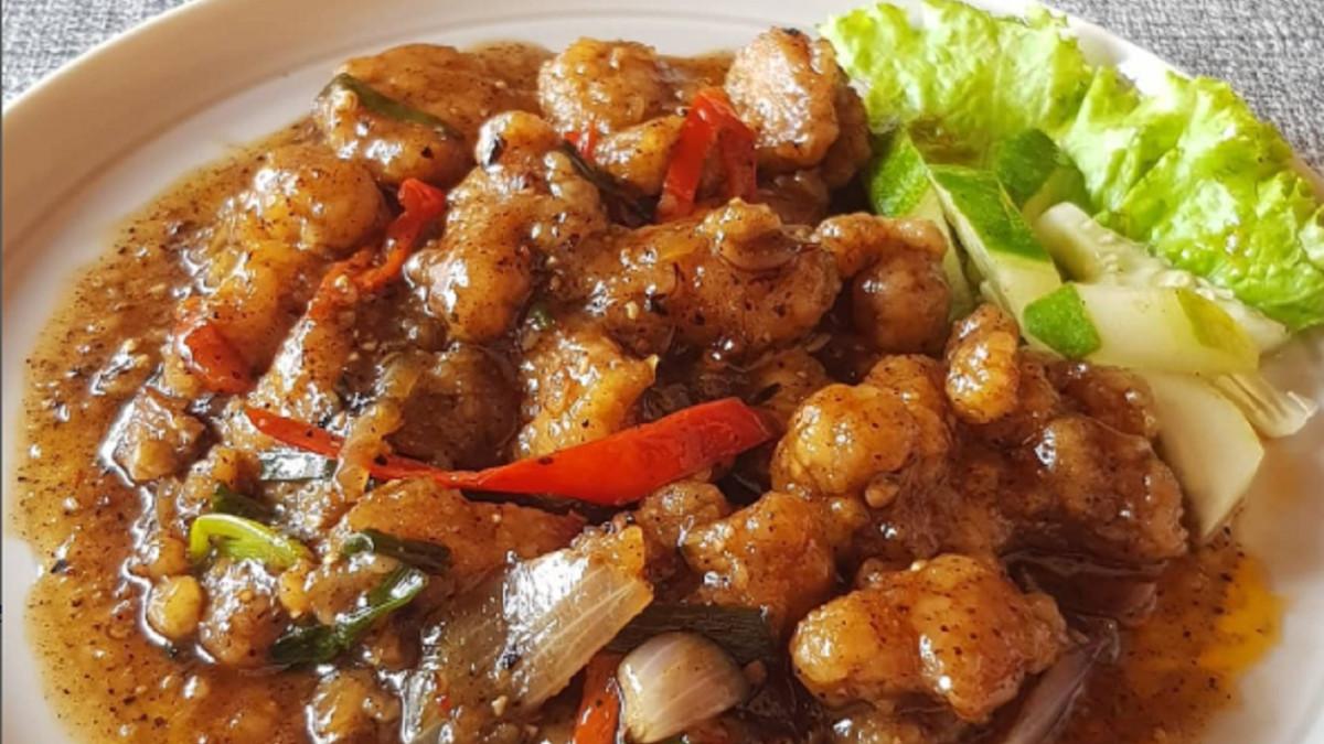 Cara Mudah Membuat Ayam Lada Hitam Khas Medan, Sumbar, Kuncinya ...