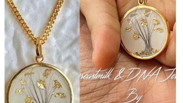 VIRAL Wanita Membuat Perhiasan dari Air Susu Ibu, Indah dan Tahan Lama ...