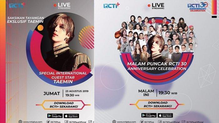 LINK LIVE STREAMING Perayaan Ulang Tahun ke-30 RCTI Malam Ini Pukul 19: ...