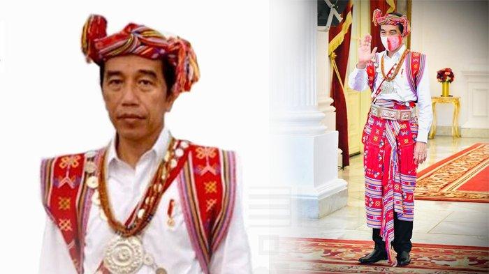Upacara HUT Ke-75 RI, Penampilan Jokowi Jadi Sorotan, Ini Makna Pakaian ...