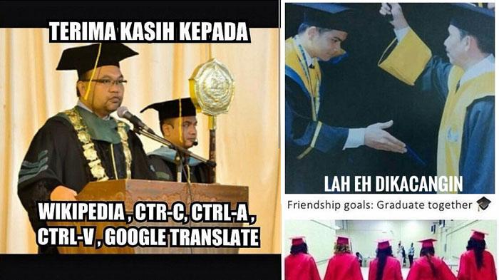 7 Hal Menarik Selama Prosesi Wisuda Mahasiswa Dijadikan Meme, Bikin ...