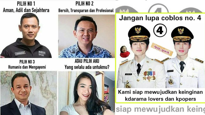 Meme Pilkada Ini Sukses Bikin Para Jomblo Galau Coblos yang Mana, Kok ...