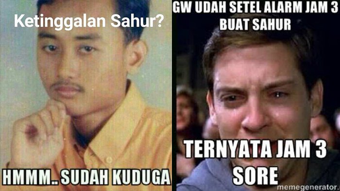 Momen Puasa Pertama 7 Gambar Lucu Saat Sahur, Jangan Sampai Kamu ...