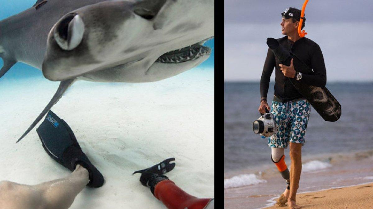Satu Kaki Hilang Digigit, Pria Ini Nekat Berenang Lagi di Laut dengan ... Satu Kaki Hilang Digigit, Pria Ini Nekat Berenang Lagi di Laut dengan ...