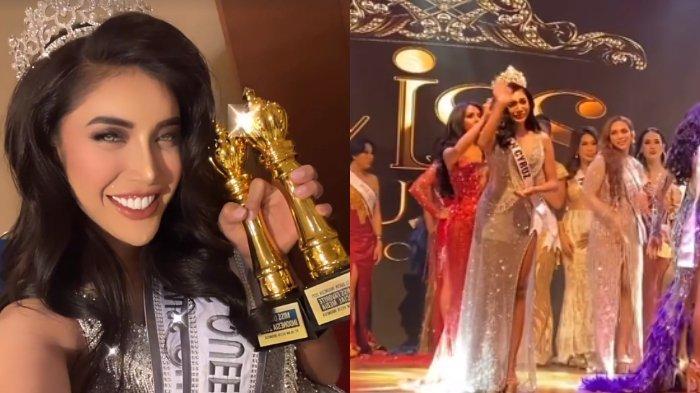 Millen Cyrus Juarai Miss Queen Indonesia 2021, Menangis saat Dipasangi ...