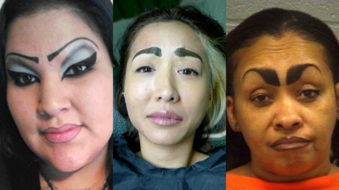 Inilah 15 Model Alis Paling Konyol yang Pernah Ada, Kamu Pernah Coba ...