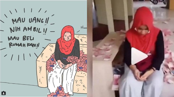 Kisah Bu Dendy Sawer Nylla Nylala Diabadikan Lewat Kartun, Begini Hasilnya Apik & Mengelitik ...