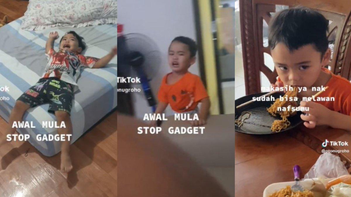 VIRAL Orangtua Latih Anak Lepas dari Kecanduan HP, Awalnya Mengamuk, Endingnya Banjir Pujian ...