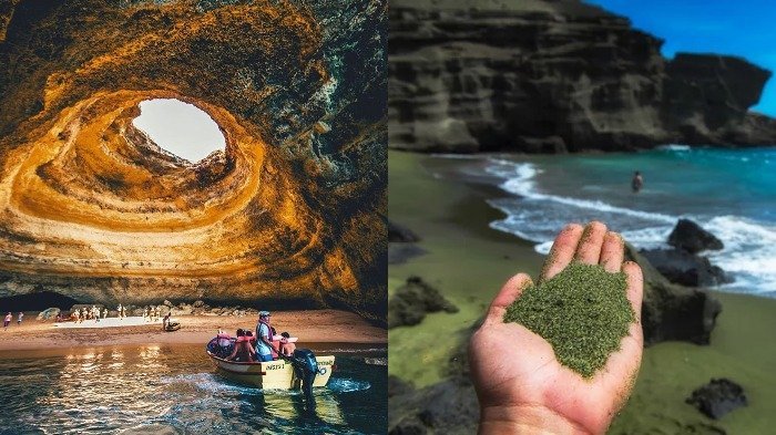 15 Pantai Terunik di Dunia, dari Pasir Hijau Hingga Glow in The Dark ...