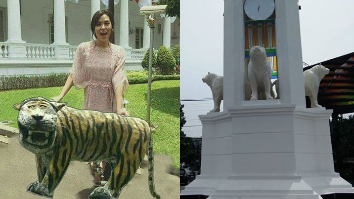 Setelah Kasus Macan Cisewu ,Kini Muncul Lagi Patung Maung yang Viral ...