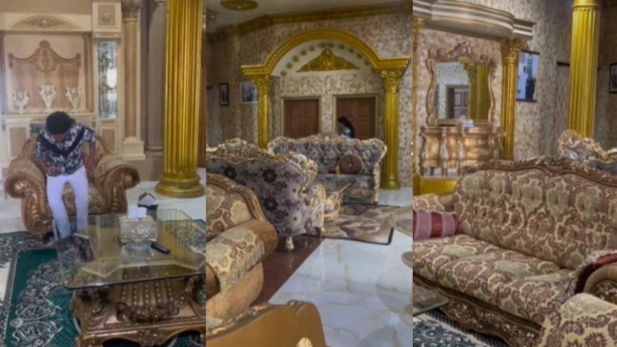 Rumah Serba Emas Ini Ternyata Milik Raja Dangdut Koplo, Mewah bak ...