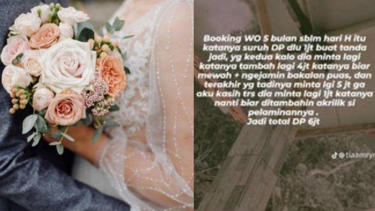 Sudah Bayar Rp 17 Juta Pengantin Nangis Di Hari Pernikahan Dekorasi