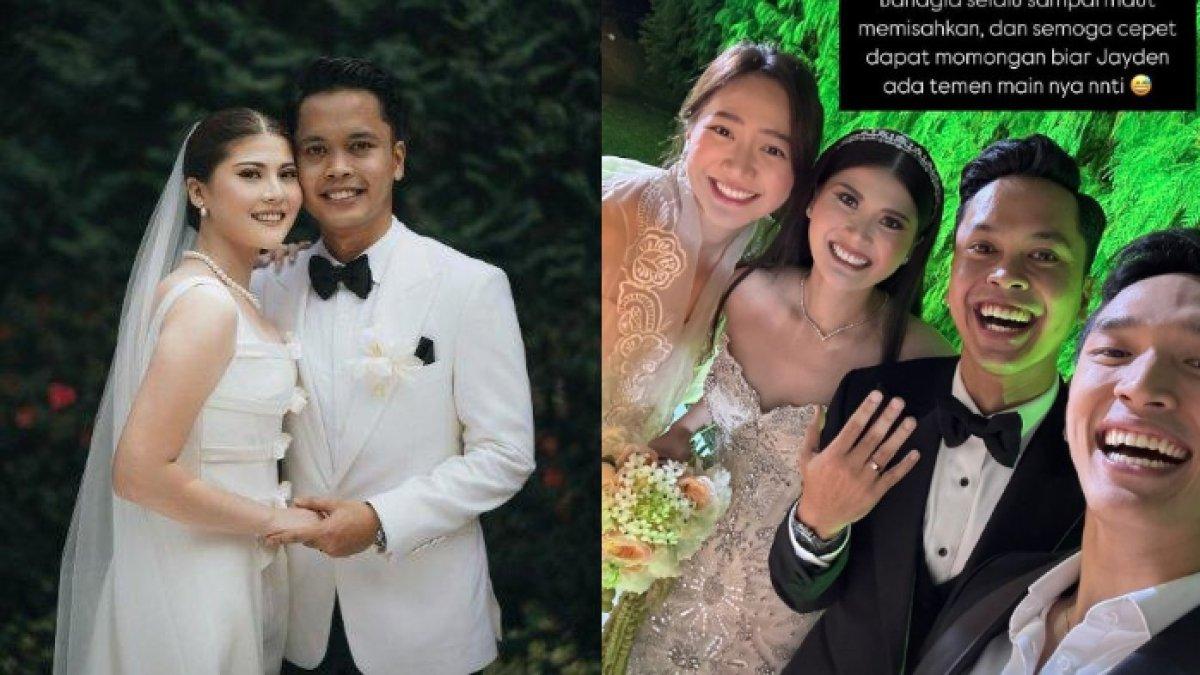 Potret Pernikahan Pebulutangkis Anthony Ginting dan Mitzi Abigail, Dihadiri Jonathan Christie ...