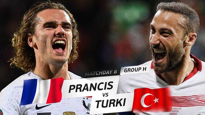 LIVE STREAMING Prancis vs Turki Big Match Kualifikasi EURO 2020, Selasa ...