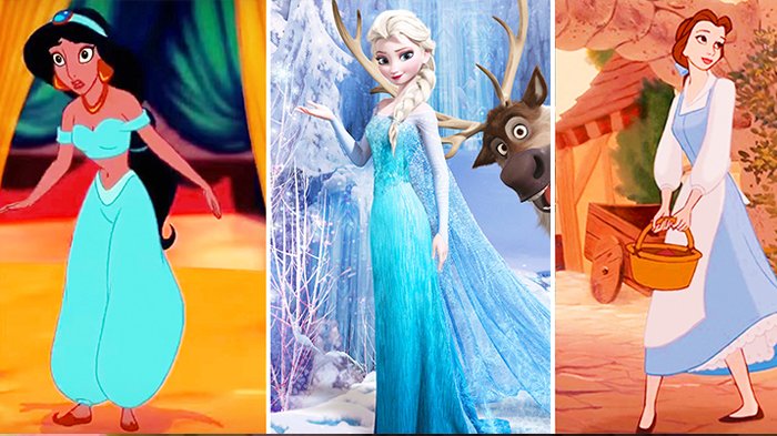Sadarkah Kamu Para Princess Disney Selalu Pakai Baju Warna Biru? Ini ...