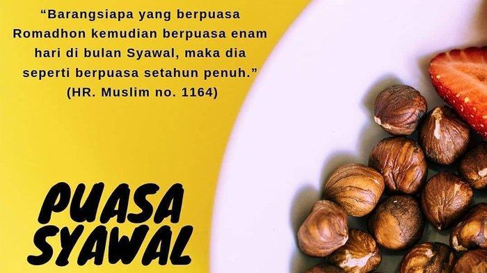 LENGKAP! Niat Puasa Syawal dengan Tulisan Arab dan Latin, Ini Tata Cara ...