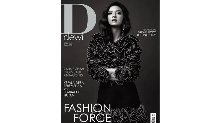 Mengagumkan! Jadi Cover Majalah Fashion, Kecantikan Raline Shah Disebut ...