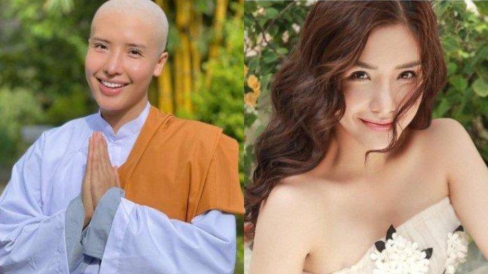 BEDA DRASTIS! Ratu Kecantikan Mantap Jadi Biksu, Rambut Panjang Sirna ...