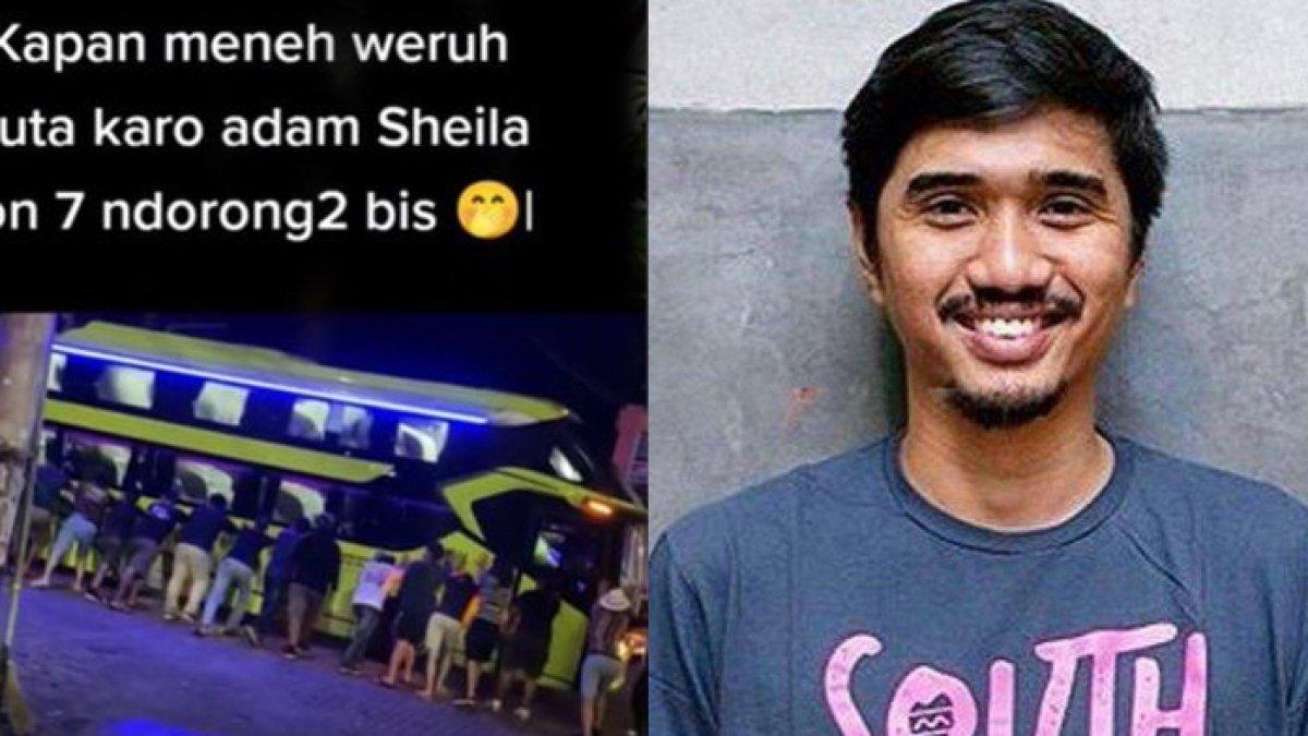 Jadi Vokalis Band Papan Atas, Duta Sheila On 7 Santai Bantu Dorong Bus ...