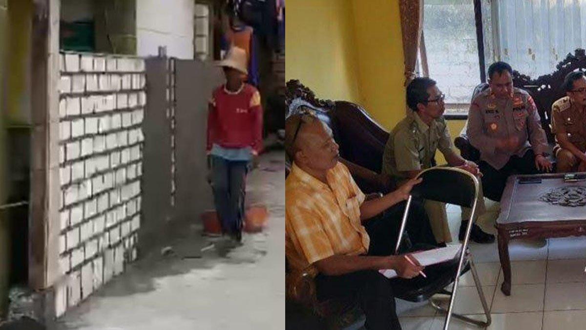 PILU Warga Tuban, Rumahnya Ditutup Saudara Pakai Tembok Gegara Jemuran ...
