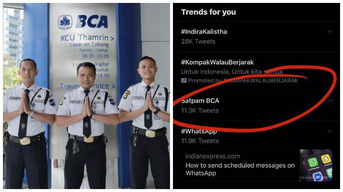 Satpam BCA Viral dan Trending di Twitter karena Keramahannya, Begini ...