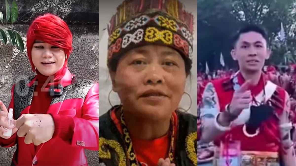 RAMAI-Ramai Marah-marah Pasukan Merah Disebut Bela Ida Dayak vs Pesulap ...