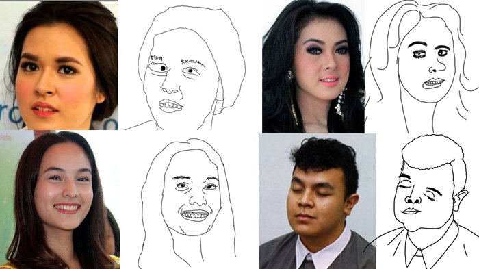 Sketsa Artis Indonesia - Dari Raisa Hingga Syahrini, Lihat Hasil ...