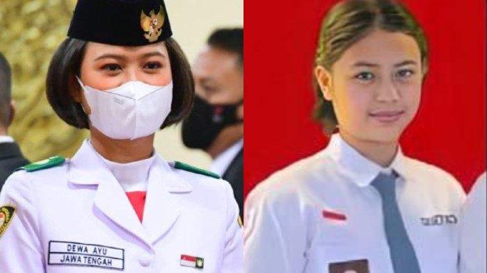 I Dewa Ayu Firsty Meita Dewanggi, Pembawa Baki Bendera Merah Putih, Jadi Bu Lurah saat Karantina ...