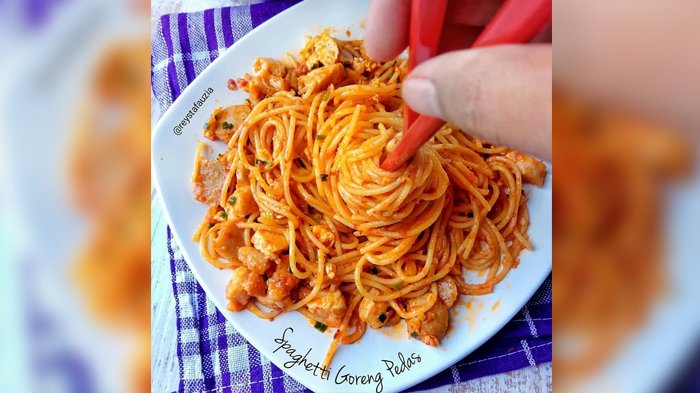 Resep Spaghetti Goreng Pedas - Hidangan Pasta Kekinian Dengan Cita Rasa ...