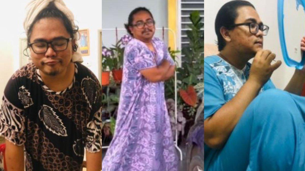 'Sekarang Hak Milik Bersama' Suami Nyaman Pakai Daster Istri, Lari ...