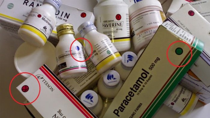 Wajib Tahu, 6 Tanda Lingkaran Pada Kemasan Obat Ini Ternyata Punya Arti ...