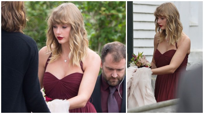Taylor Swift Tampil Memesona sebagai Pengiring Pengantin di Pernikahan ...
