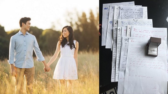 Baper! Wanita Ini Baru Sadar Ada Pesan Tersembunyi di 14 Surat yang ...