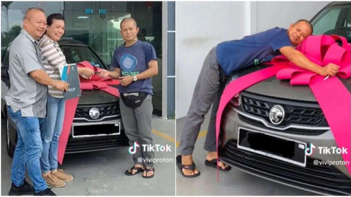 BAHAGIA TKI di Malaysia Dapat Hadiah Mobil Proton dari Bosnya: Dia ...