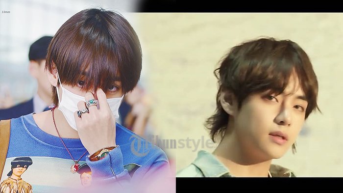 Agak Berantakan, Intip 10 Foto Pesona V BTS Dengan Style Rambut yang ...
