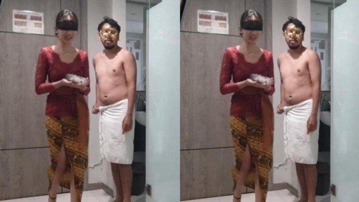 DITANGKAP Polisi, Terkuak 2 Orang Diduga Pemeran Video Asusila Kebaya Merah, Warga Surabaya ...