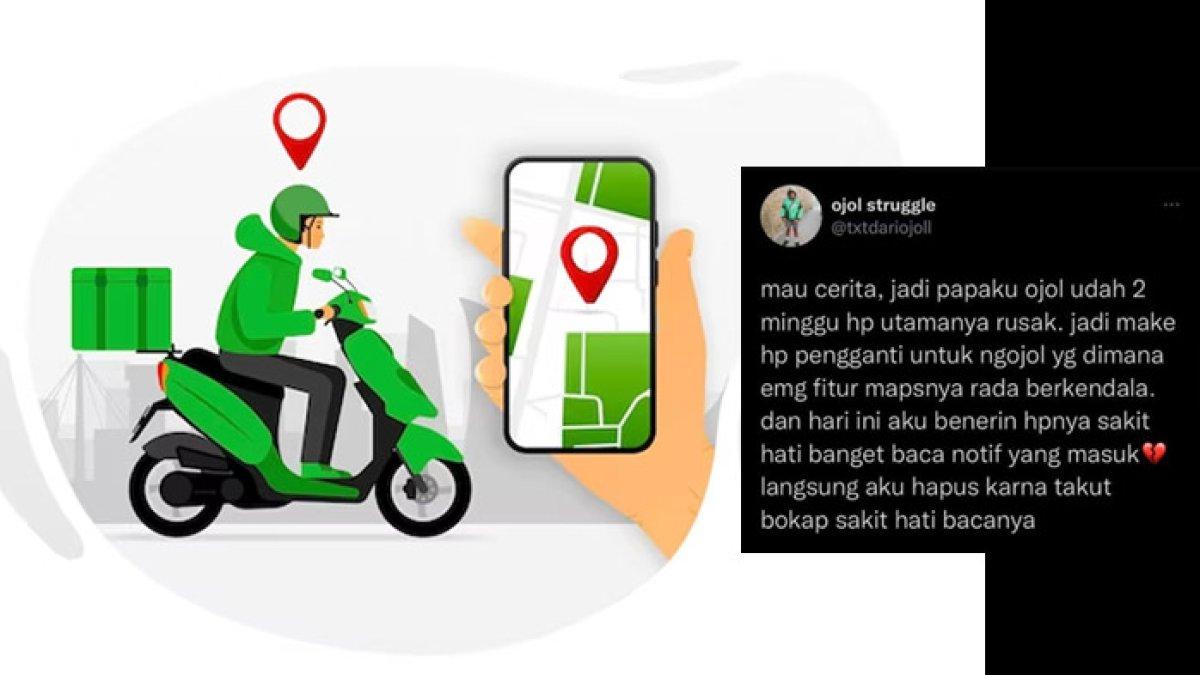 'Sudah Tua, Miskin!' Anak Driver Ojol Nyesek Ayahnya Dimaki Pelanggan Hanya Karena Tanya Alamat ...
