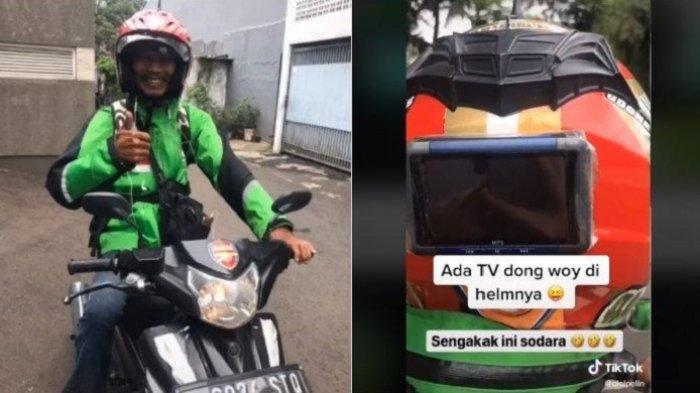 VIRAL Abang Ojol Ini Sediakan Fasilitas 'Bintang 5' untuk Pelanggan, dari Powerbank hingga TV ...