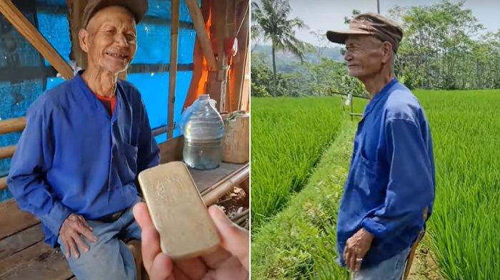 DISANGKA Gembel Tinggal di Gubuk, Kakek Ini Ternyata Sultan, Punya Emas ...