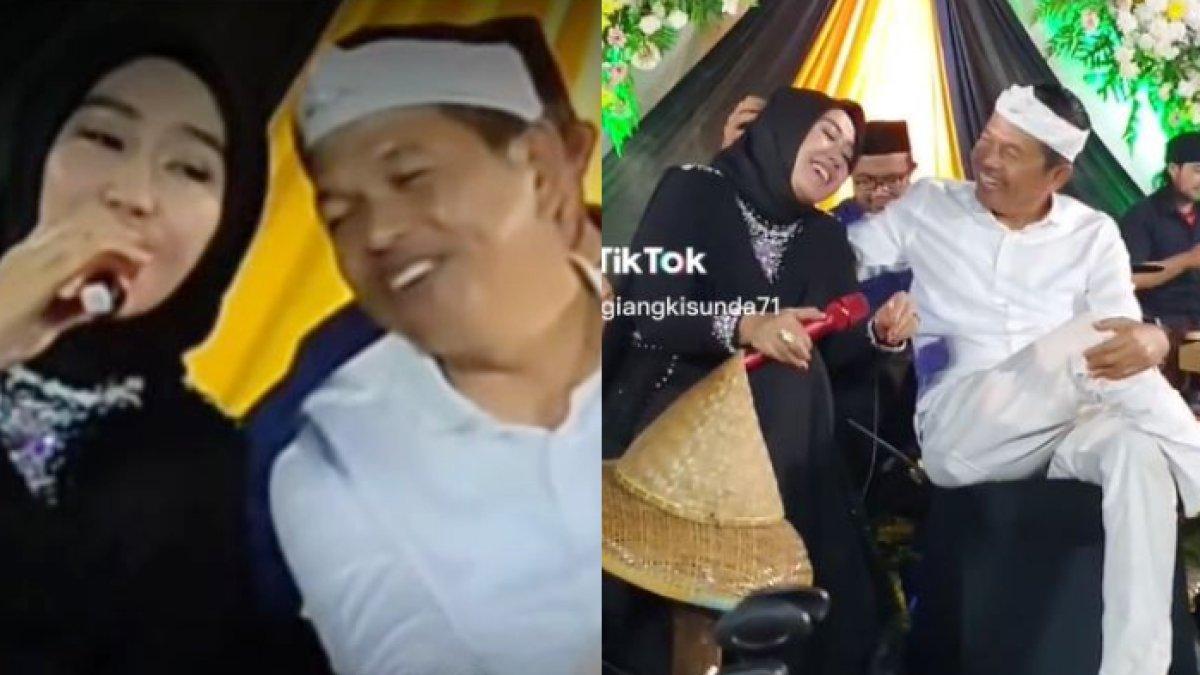 VIRAL Momen Mesra Dedi Mulyadi dan Gita KDI, Semringah Saling Tatap di Atas Panggung, Elus ...