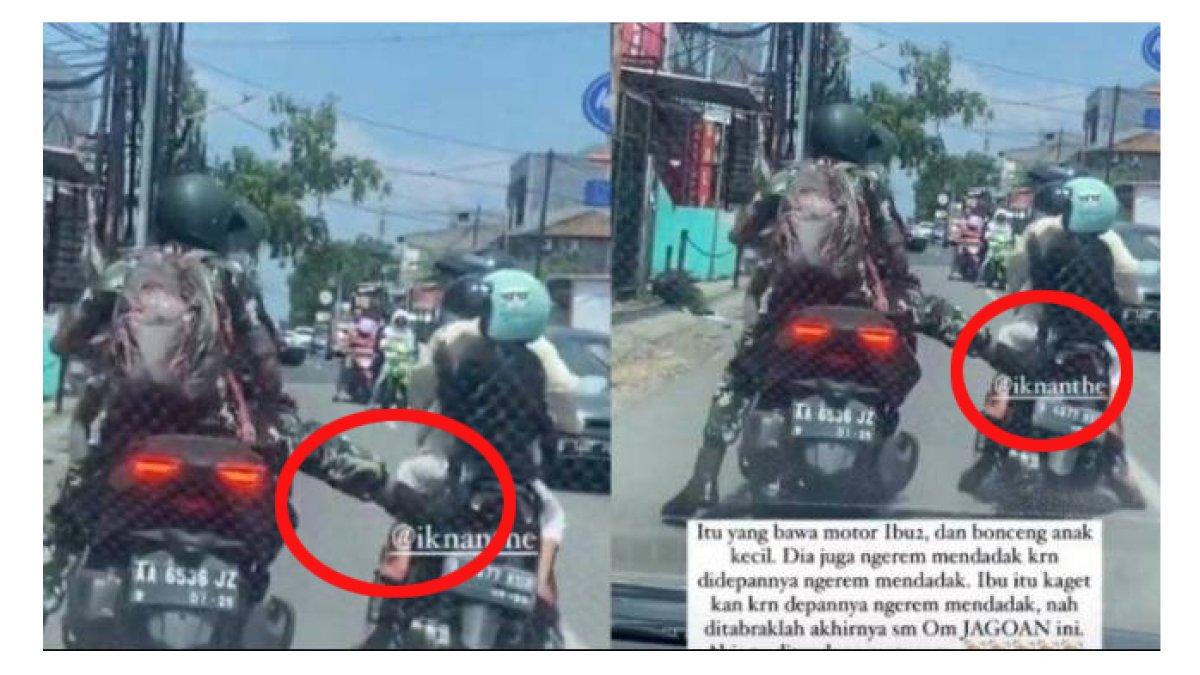 KRONOLOGI Tentara Arogan Tendang Motor Ibu dan Anak di Bekasi, TNI Kantongi Identitas Pemilik ...