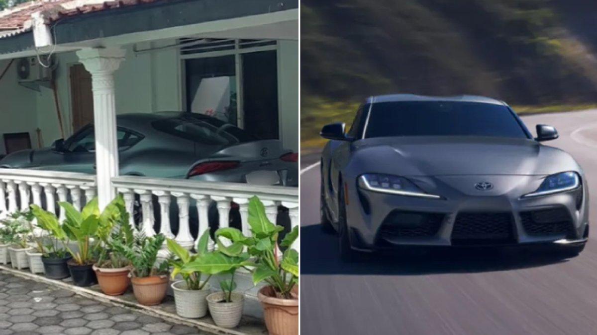 VIRAL Rumah Sederhana Tapi Punya Mobil Toyota Supra, Harganya Rp 2 ...