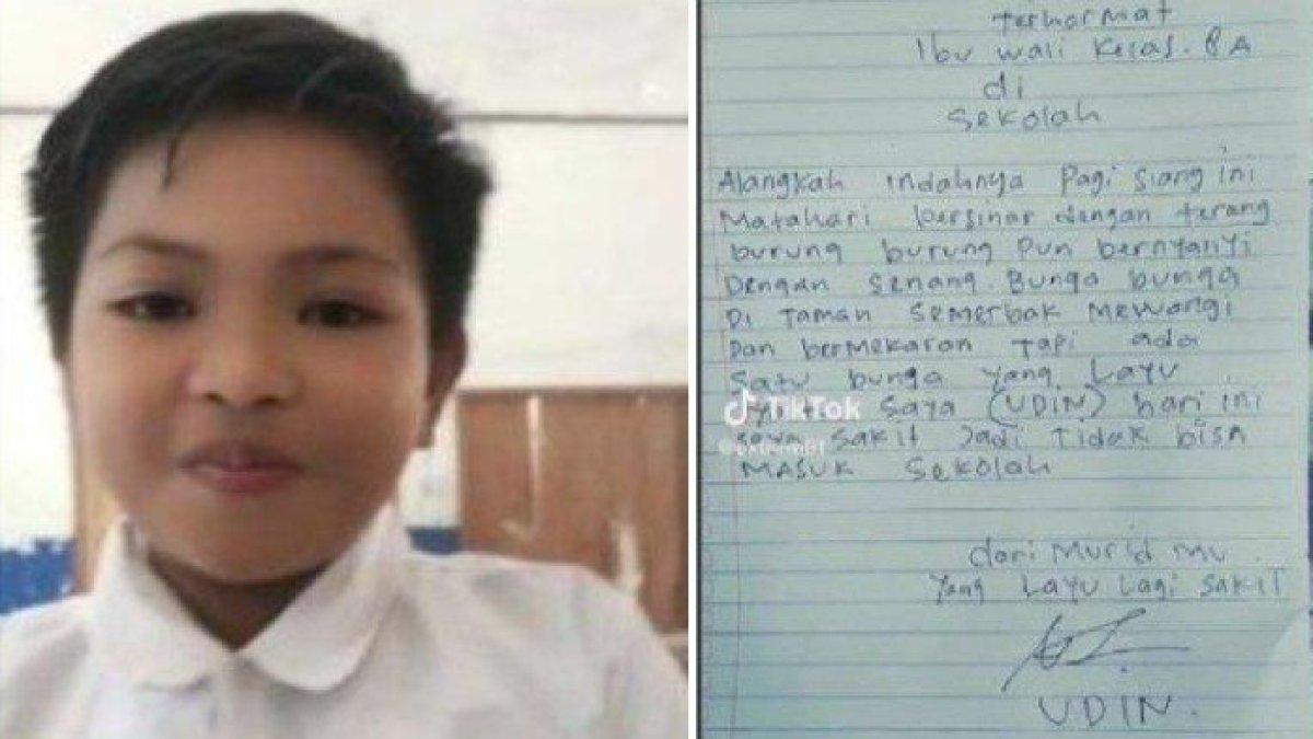 Tak Masuk Sekolah Karena Sakit, Siswa Tulis Surat Izin Puitis: 'Muridmu ...