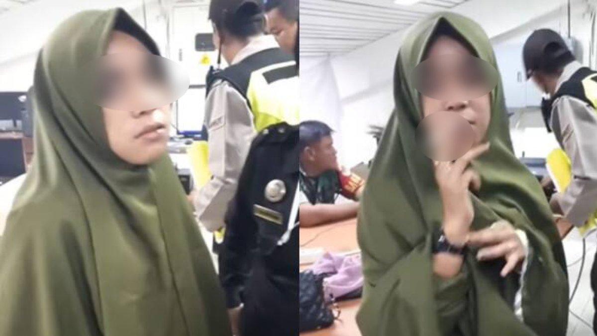 VIRAL Wanita Kepergok Mencopet di Masjid Al Jabbar, Malah Santai Merokok saat Diamankan Petugas ...